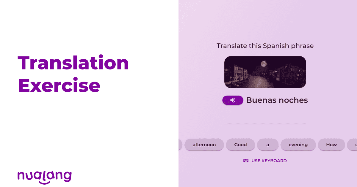 Translation Exercise | Guide